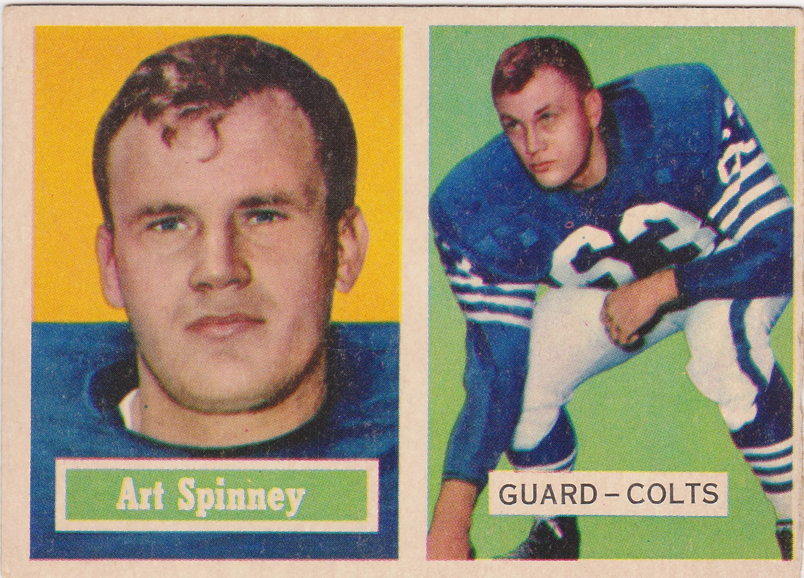 The Five Tool Collector: Baltimore Colts Card History Pt. 2... the late ...