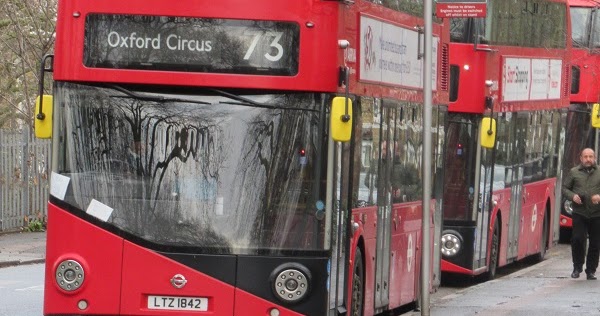 London buses one bus at a time: the return: The Number 73 Route