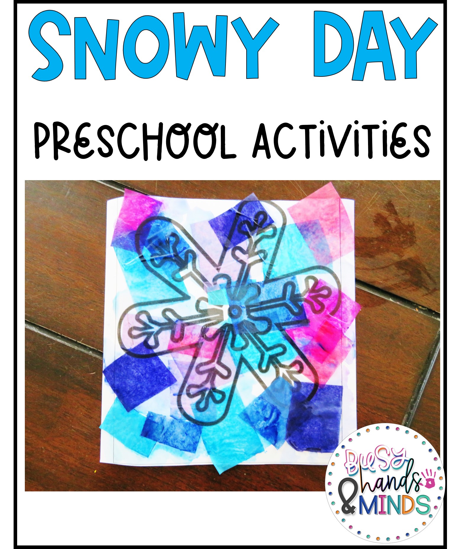 The Snowy Day Preschool Book Companion | Busy Hands and Minds