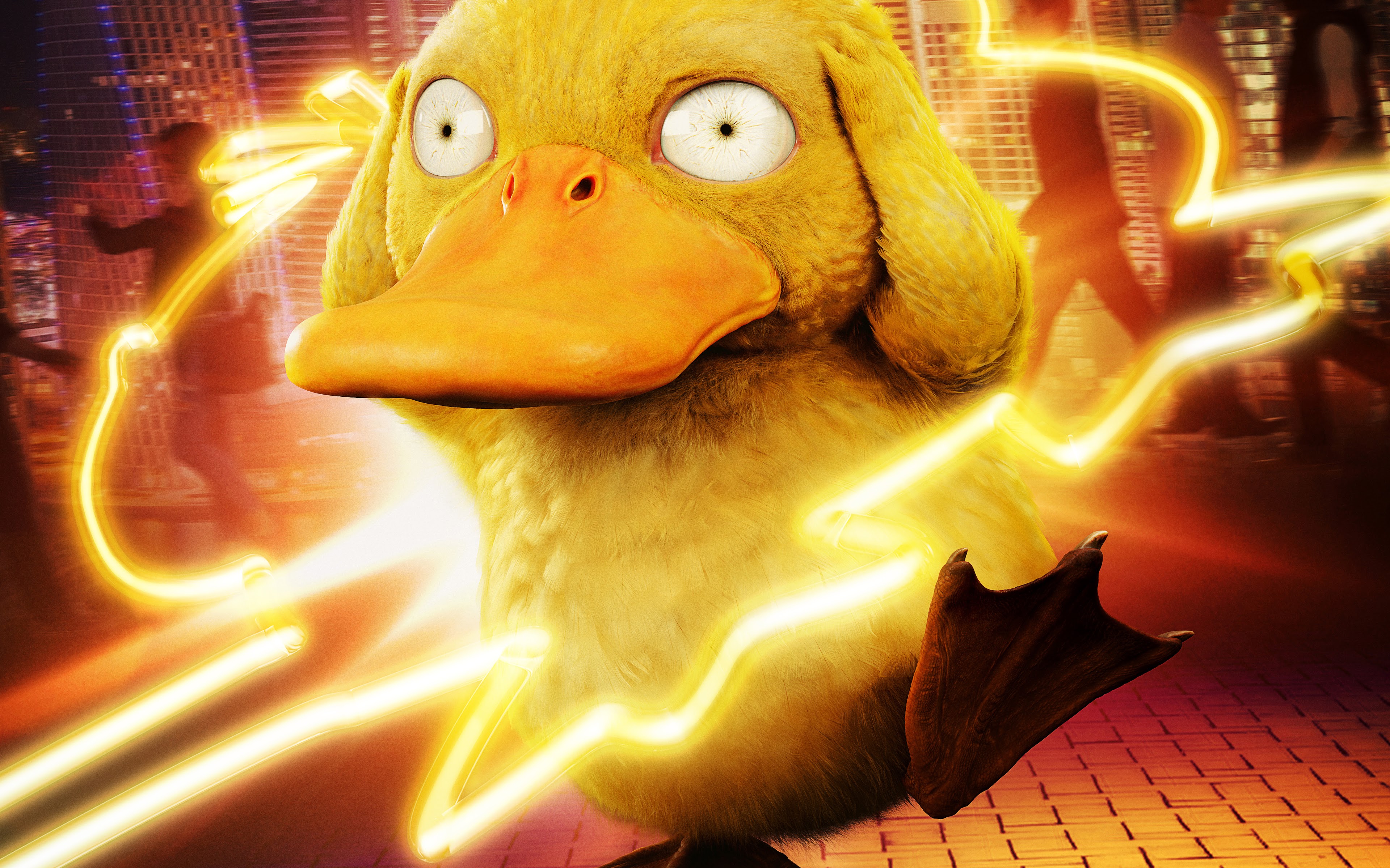 Psyduck, Pokemon: Detective Pikachu, 8K, #50 Wallpaper PC Desktop