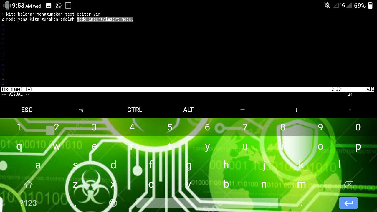 Mengenal Mode Dalam Vim