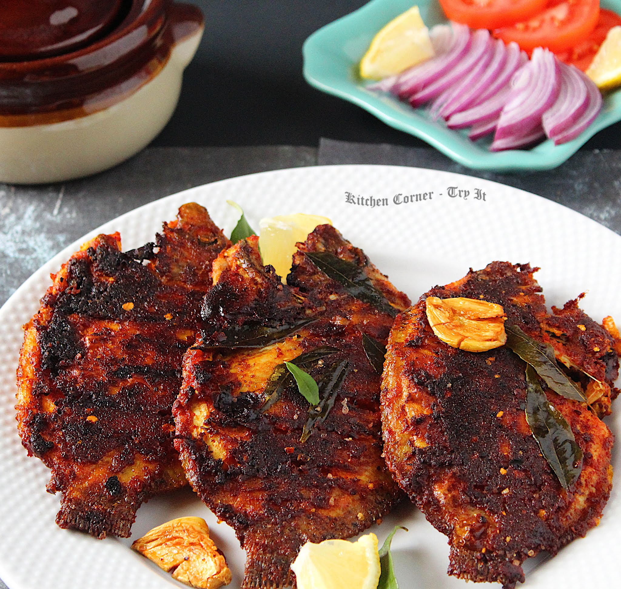Karimeen Fry/ Kerala Style Pearl Spot Fish Fry
