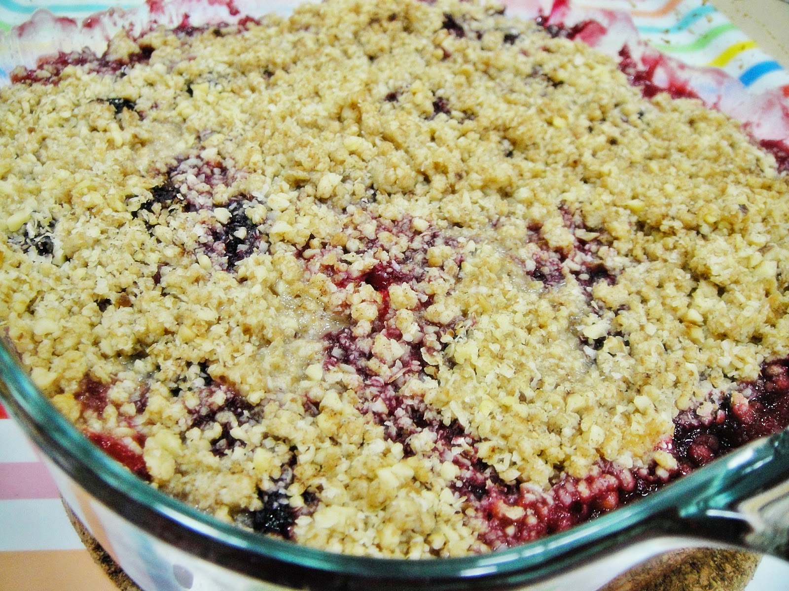 Maryam's Culinary Wonders: 774. Apple Berry Crumble