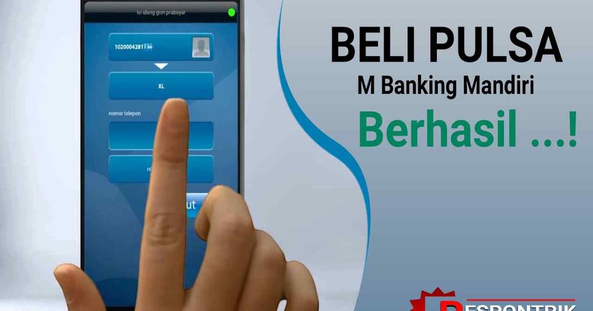 Cara beli pulsa lewat m banking mandiri Anti Gagal + Minimal pemblian