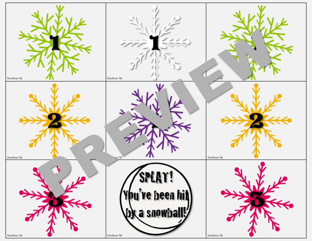 Schoolhouse Talk!: Holiday and Winter FREEBIES!