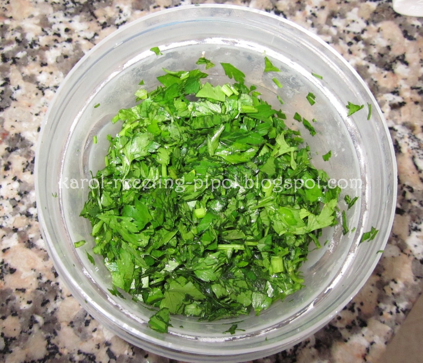 Karol: Receting Pipol: PEREJIL SIEMPRE FRESCO