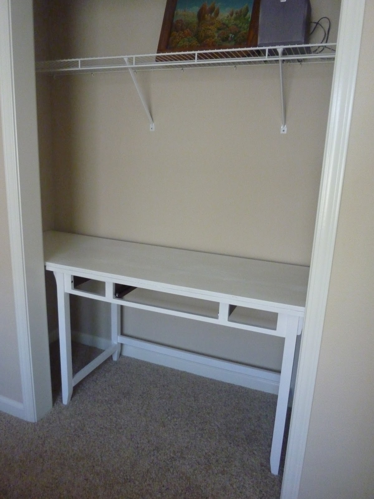 Closet Office - More than Rubies - DIY Show Off ™ - DIY Decorating and ...