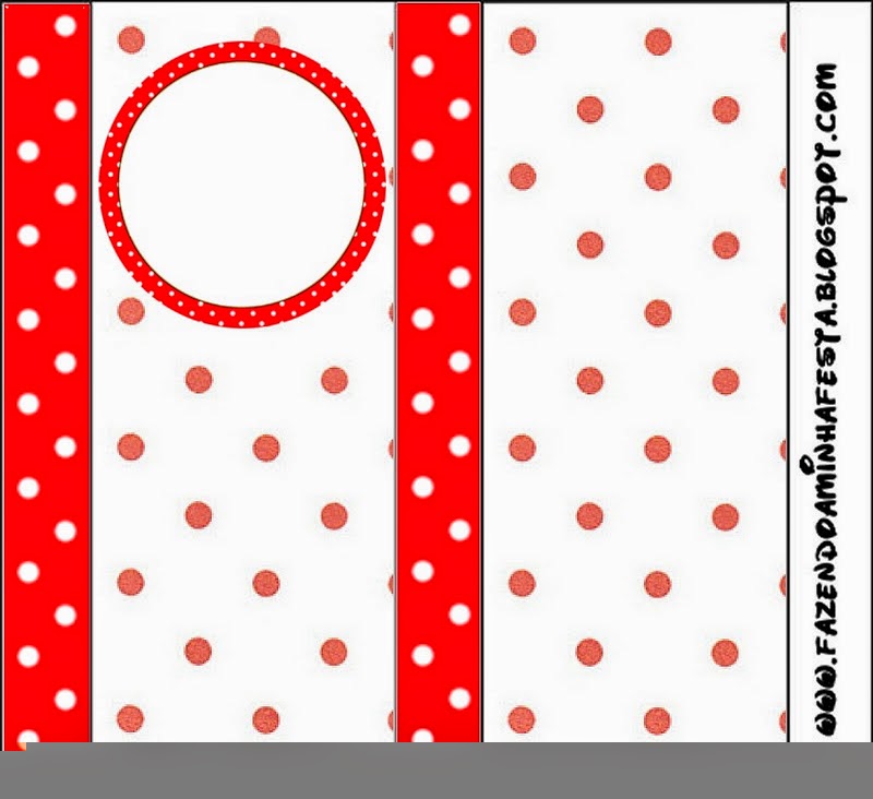 Red and White Polka Dots: Free Printable Candy Bar Labels. | Oh My ...
