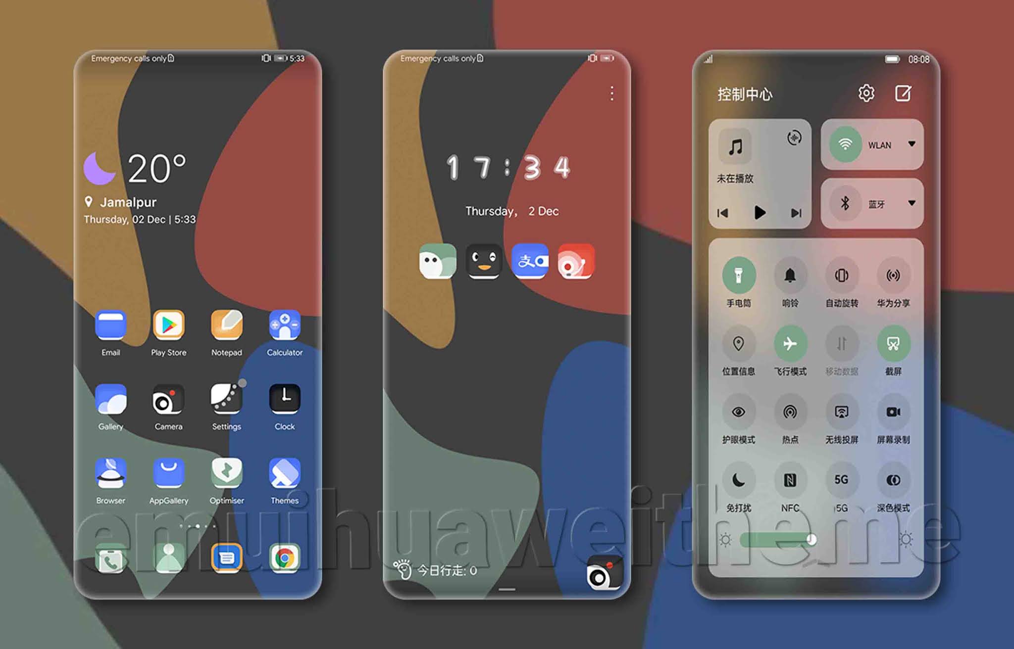 [EMUI THEME] Material_Dark EMUI Theme | Magic UI 4/3 | HarmonyOS 2.0 Users