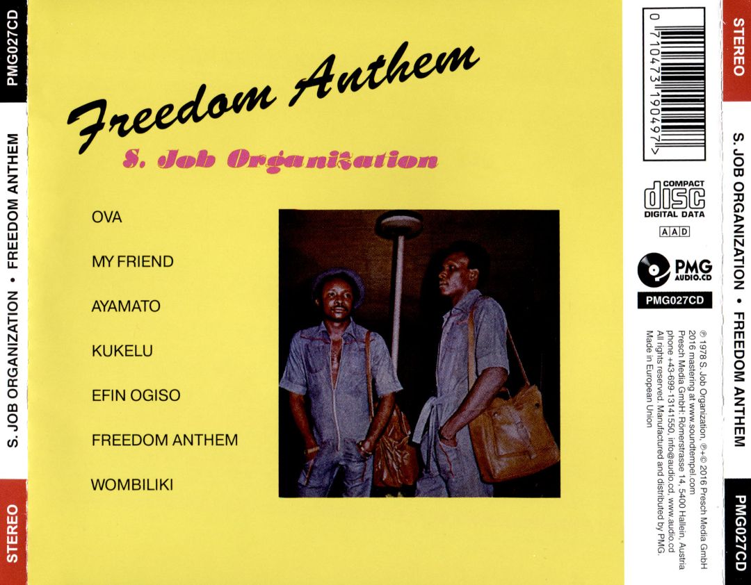 Compartilhando Reggae: S. Job Organization - Freedom Anthem (1978, 2016)
