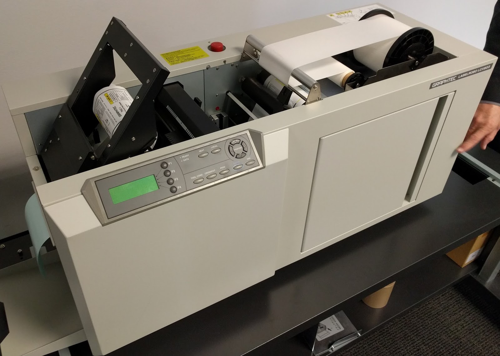 Color Labels On Demand: All-In-One; Print, Die Cut, Laminate, Weed