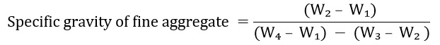 Specific Gravity of Fine Aggregate as per IS Code 2386-3 (1963)