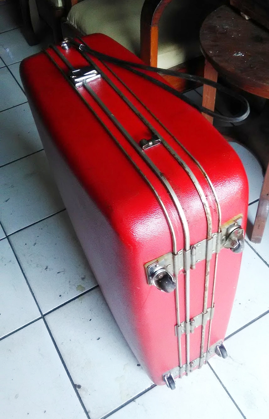Gaya Antik Galeri : Koper Besar Jadul `Samsonite`Merah