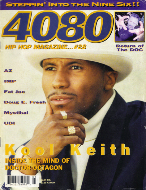 HipHop-TheGoldenEra: Interview : Kool Keith in 4080 Magazine - 1995