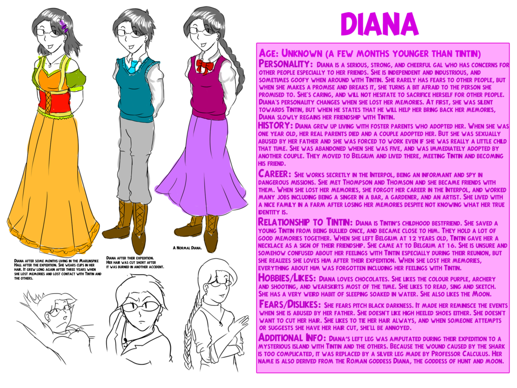 The Tintin Adventures: friends' ocs