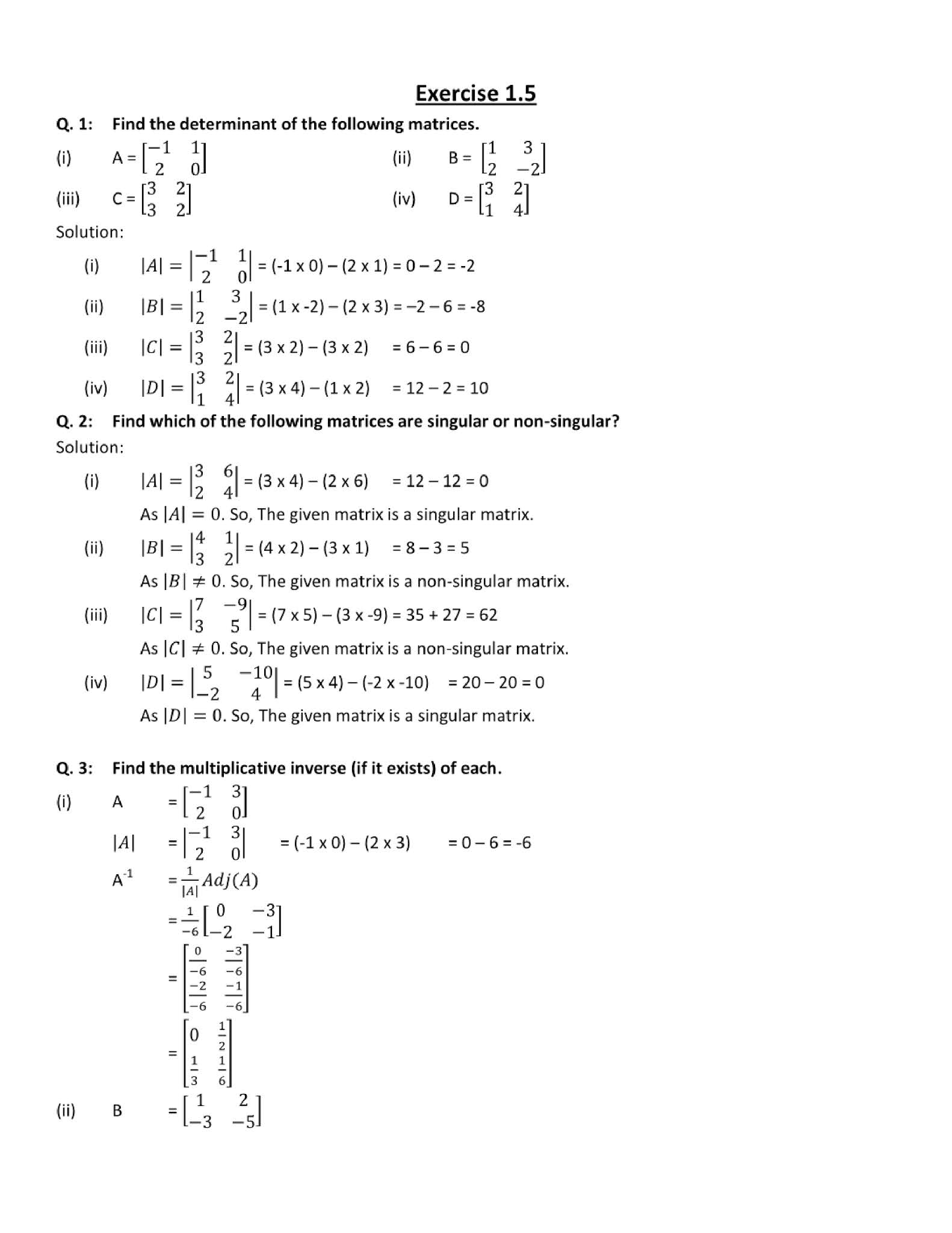 9th Class Math Notes Exercises 1 5 Drinvo Old 9th-class-math-notes-exercises-1-5-drinvo-old