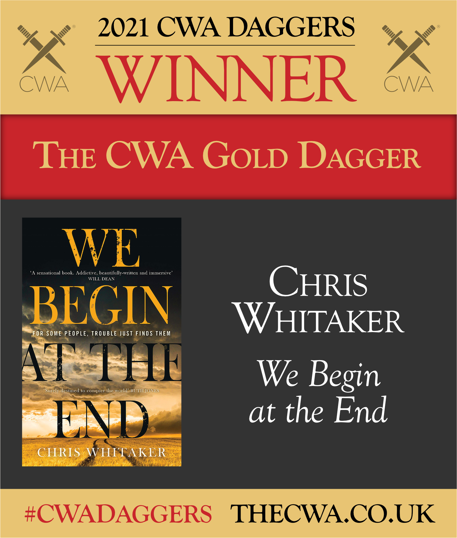 SHOTSMAG CONFIDENTIAL: CWA Dagger Awards Announced