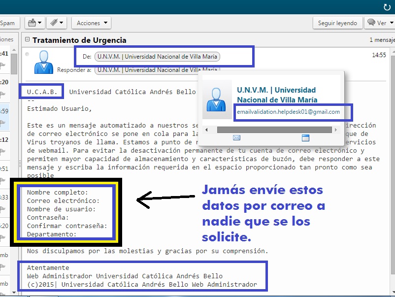 El usuario, blanco predilecto del phishing El usuario, blanco predilecto del phishing