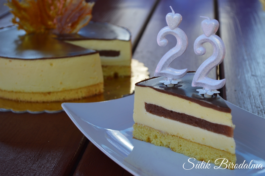 SÜTIK BIRODALMA: Körtés-fehér csokoládés mousse torta