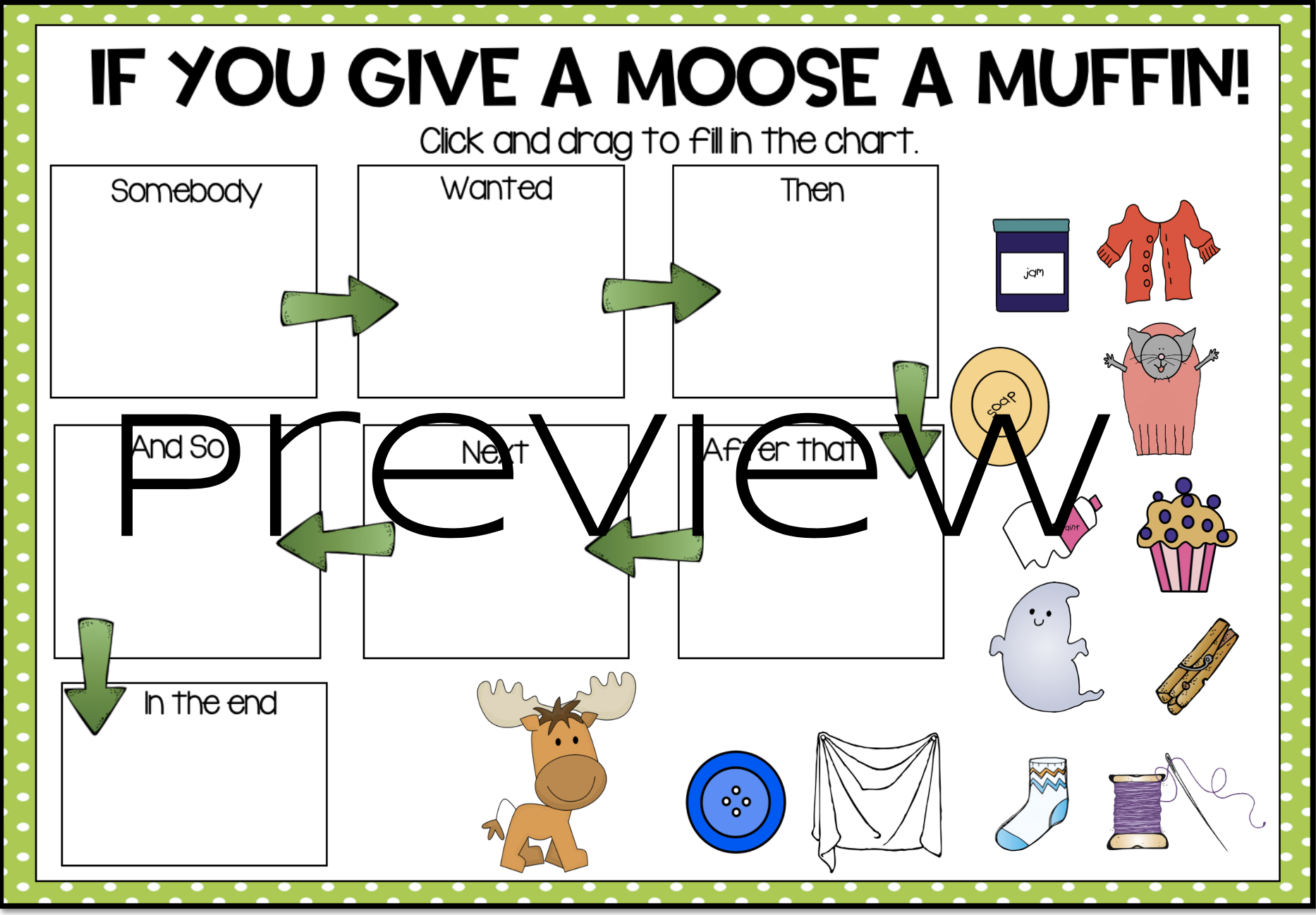 1st Grade Hip Hip Hooray!: If You Give A Moose A Muffin!