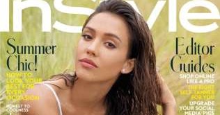 Jessica Alba InStyle magazine’s July 2016 Issue ~ Lazy Student