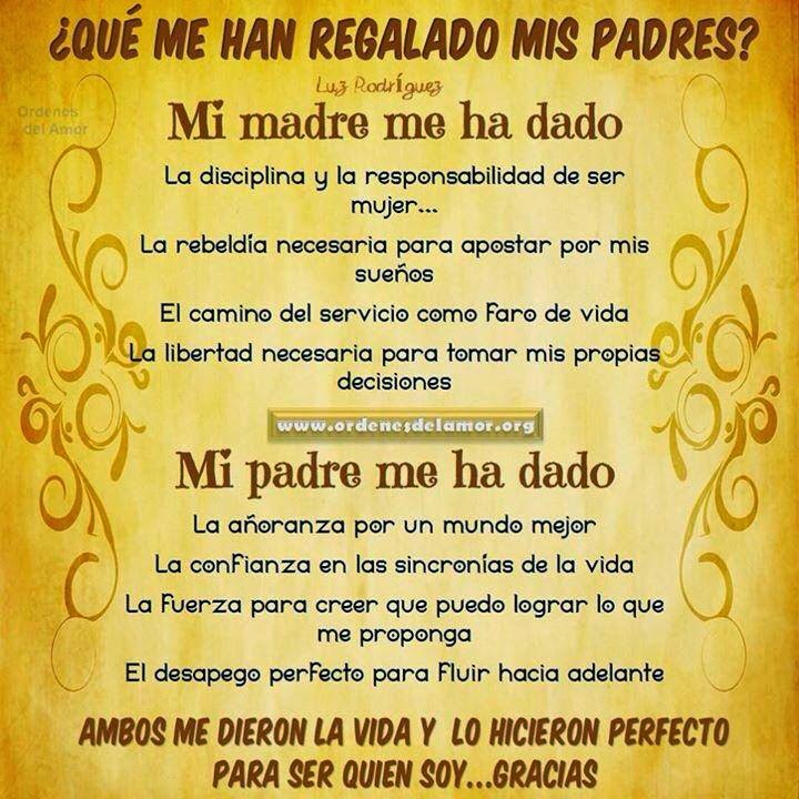 ¿Qué me han regalado mis padres?