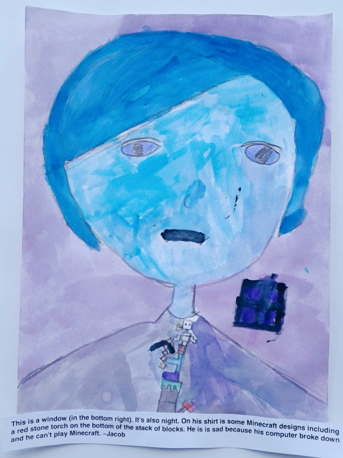 a faithful attempt: Picasso "Blue Period" Sad Portrait Paintings