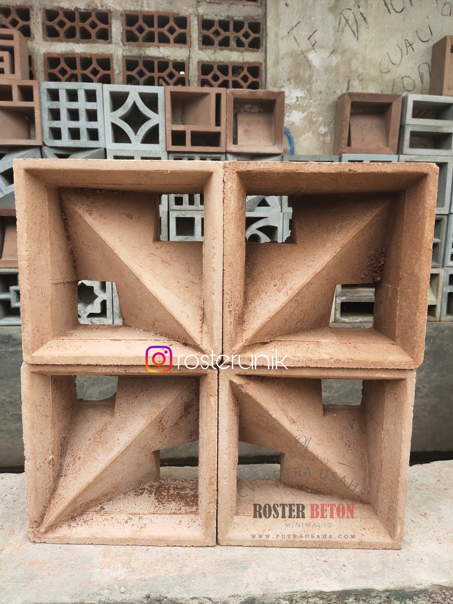 Roster Bata Motif Padi