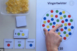 Rekenen is Top!: Rekenspel 289 Vinger twister