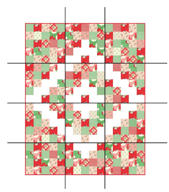 A Bright Corner: Diamond Patchwork Quilt Tutorial