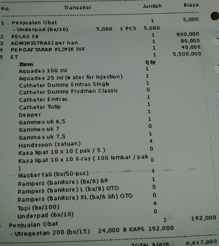 Perjalanan Program Bayi Tabung (IVF) Part 8: Persiapan, Tindakan Embrio ...