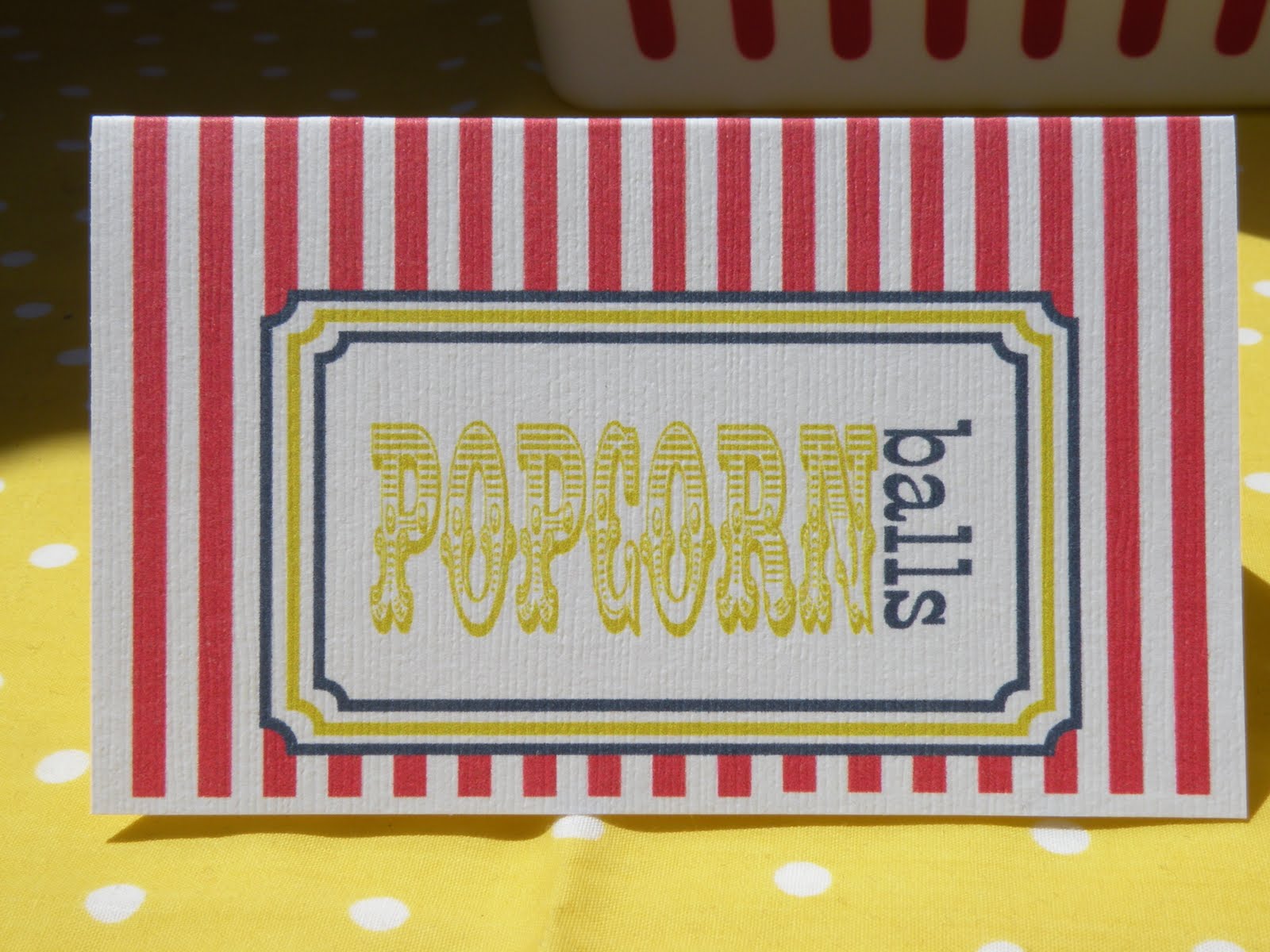 La Belle Parties: Father's Day Popcorn Party