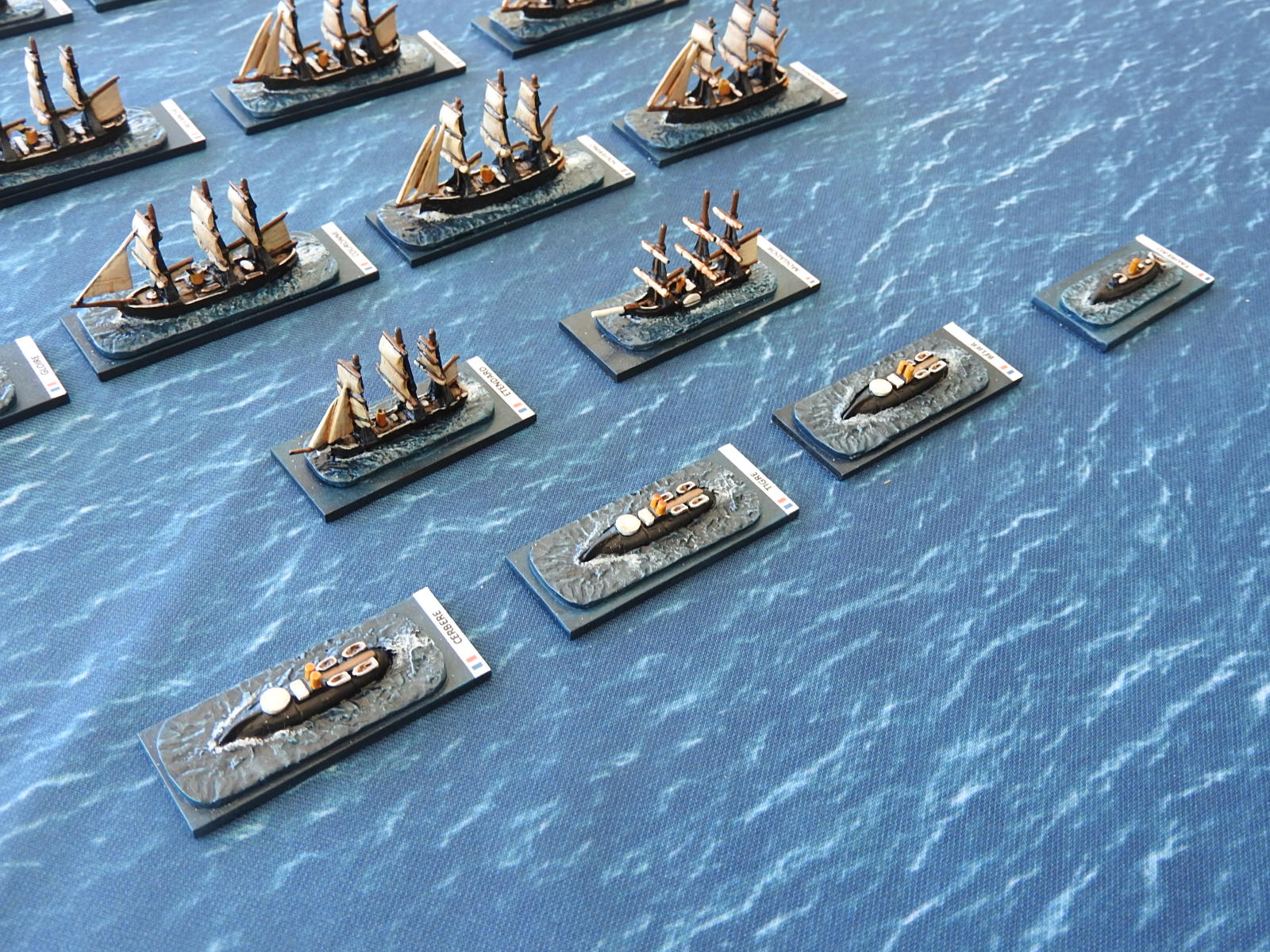 Jim's Wargames Workbench: Victorian Ironclad Naval Fleet Review