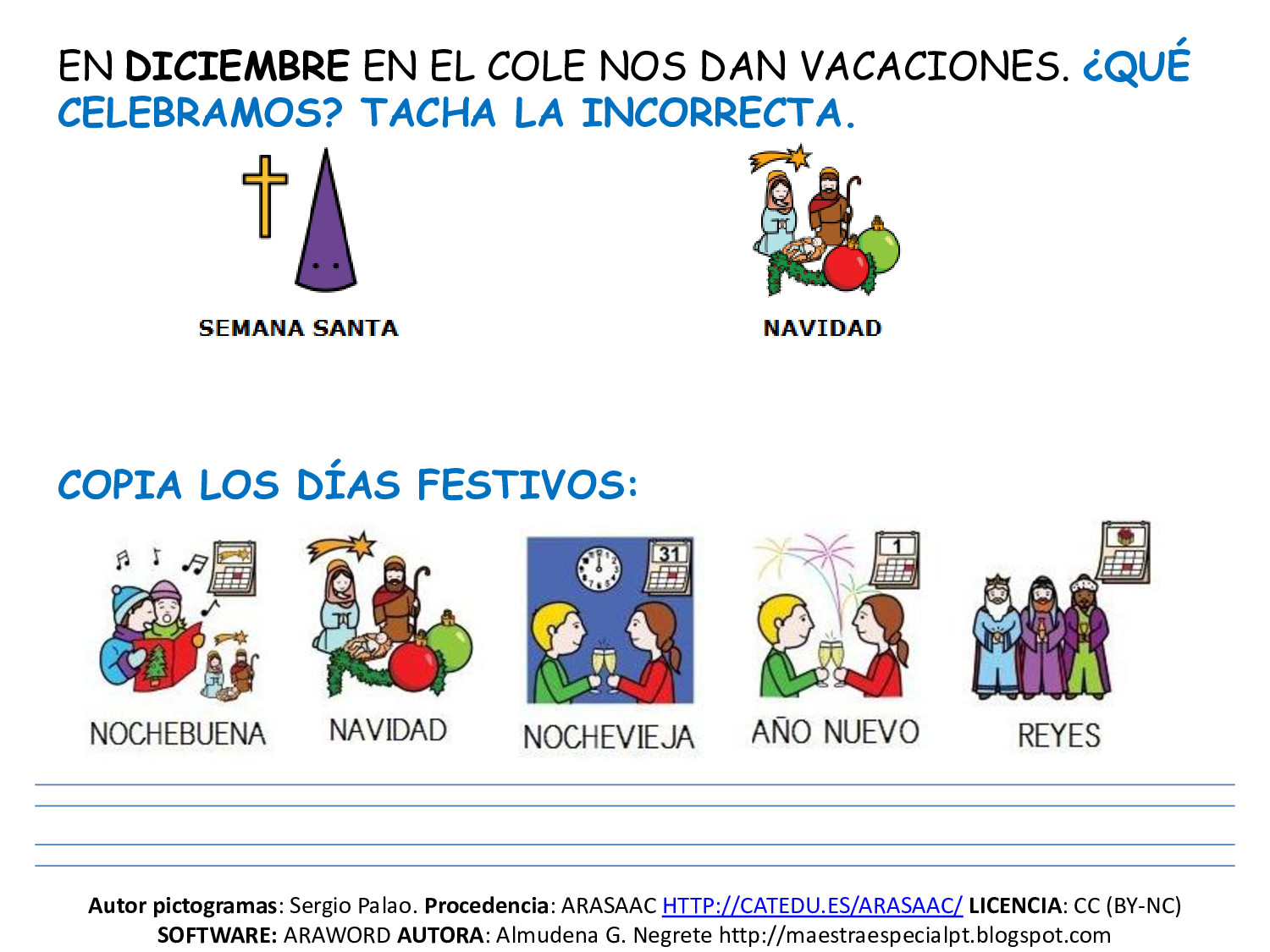 Aula de Apoyo: Unidad didáctica: La Navidad