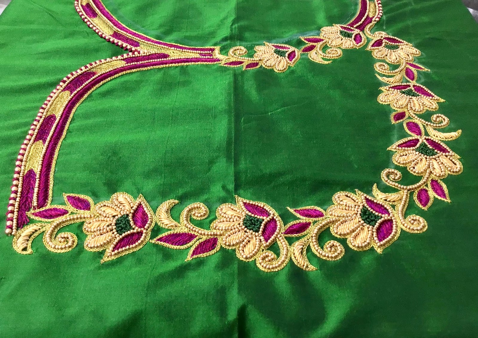 Aari embroidery blouses with tracing paper Aari embroidery blouses with tracing paper