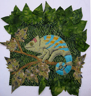 Fast Friday Fabric Challenge: Panther Chameleon