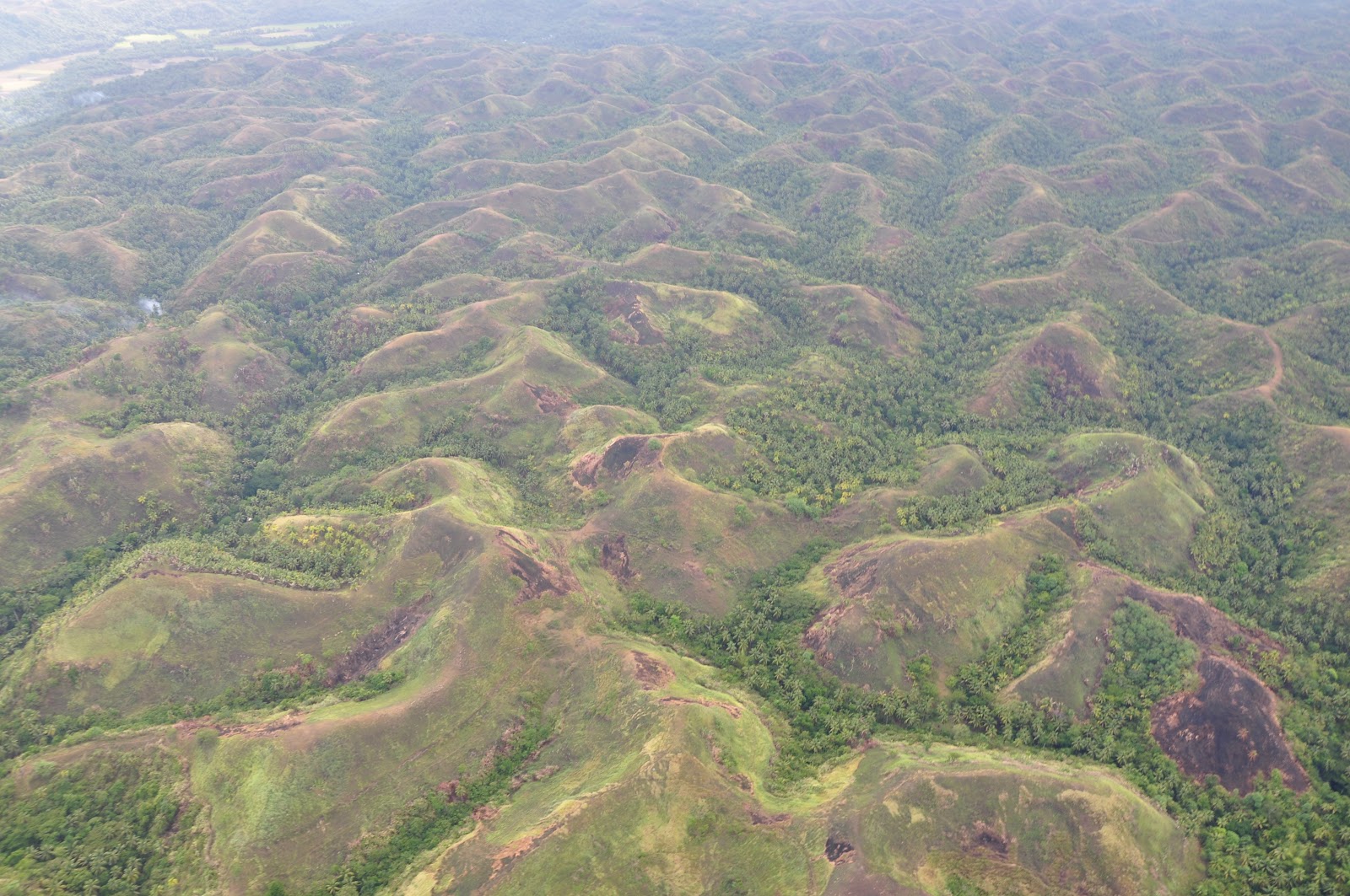 Ranger Cabunzky's Blog: Aerial View of Guinobatan Albay's hills