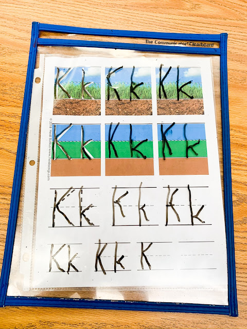 Sky-Grass-Dirt Alphabet Formation Practice Sheets and Rhymes!