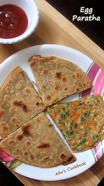 Egg Paratha | Anda paratha | Egg stuffed paratha | Healthy vegetable ...