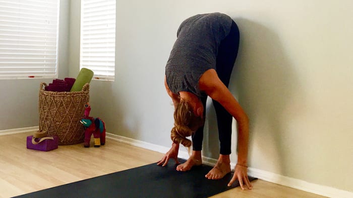 Yoga Against the Wall