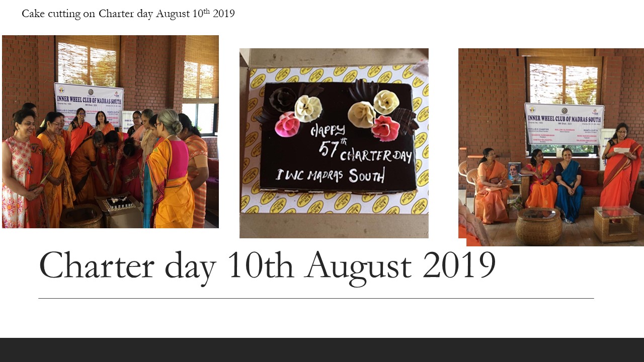 Inner Wheel Club of Madras South- District 323: Secretary Report 2019 ...