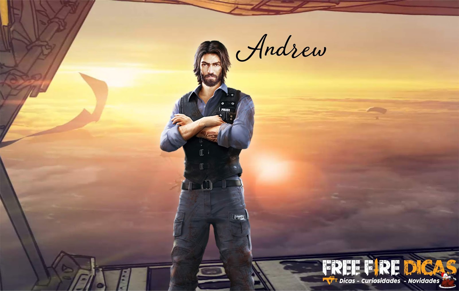Free Fire Personagem Andrew