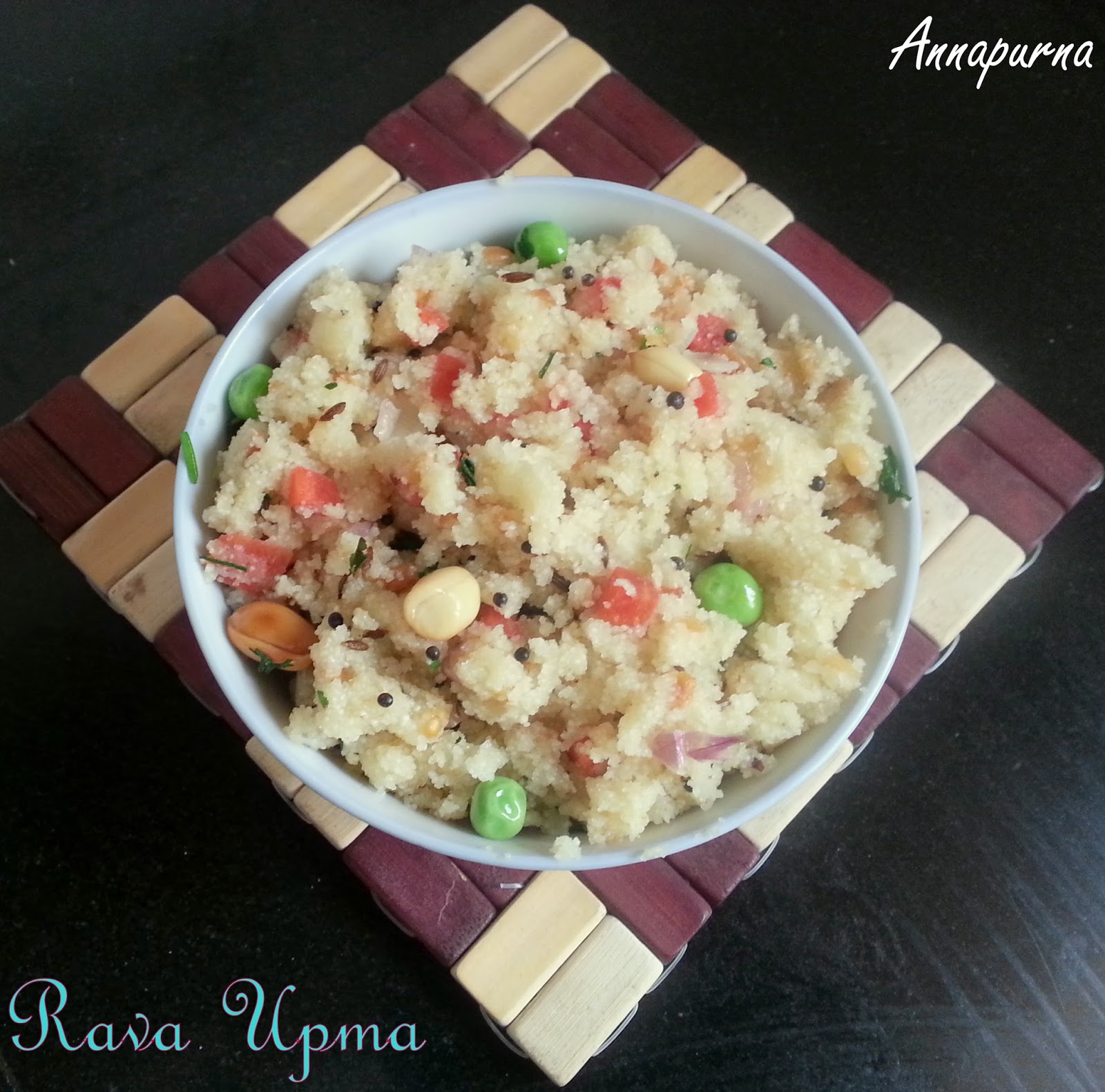 Annapurna: Rava Upma / South Indian Breakfast Recipe