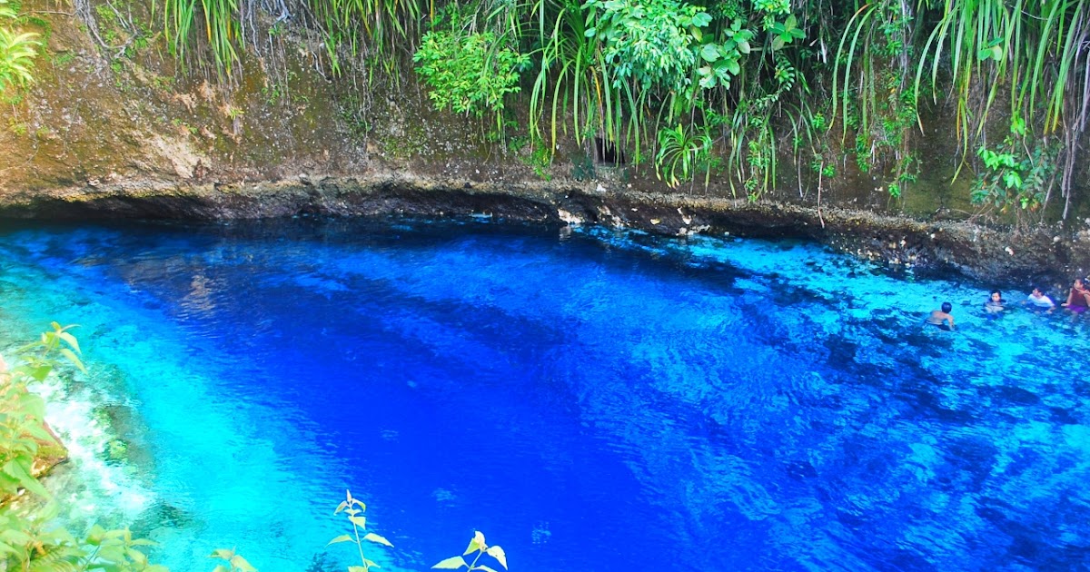 Enchanted River: Unearthly Basin of the Deep Blue | Surigao del Sur ...