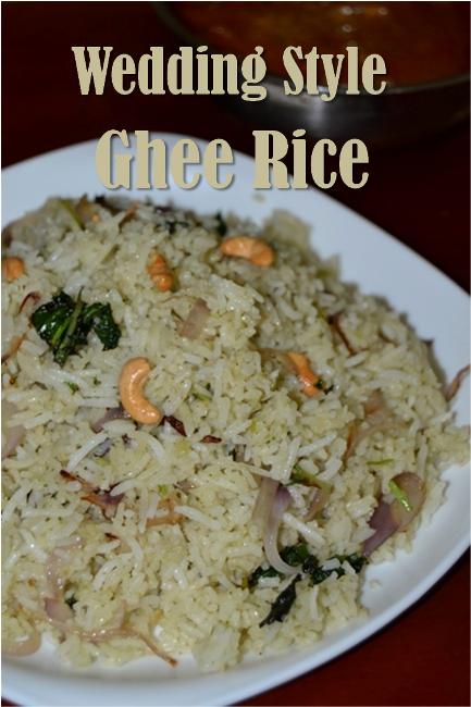 Vaniensamayalarai: South Indian Wedding Nei Choru / Perfect Ghee Rice