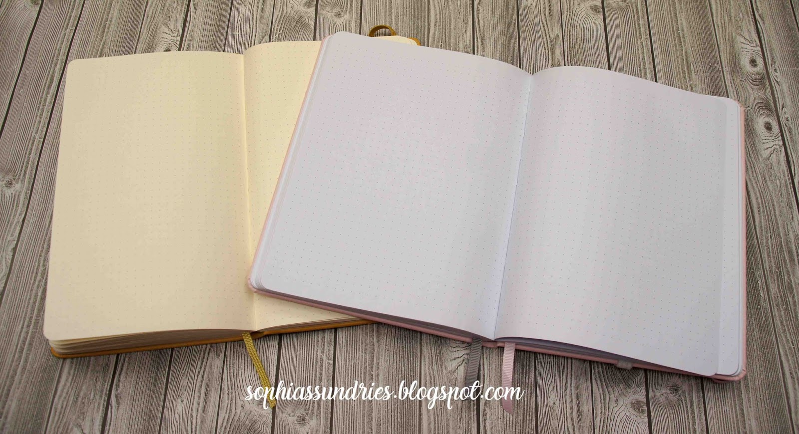 Review: Artist's Loft vs. Exceed bullet journals | Sophia's Sundries