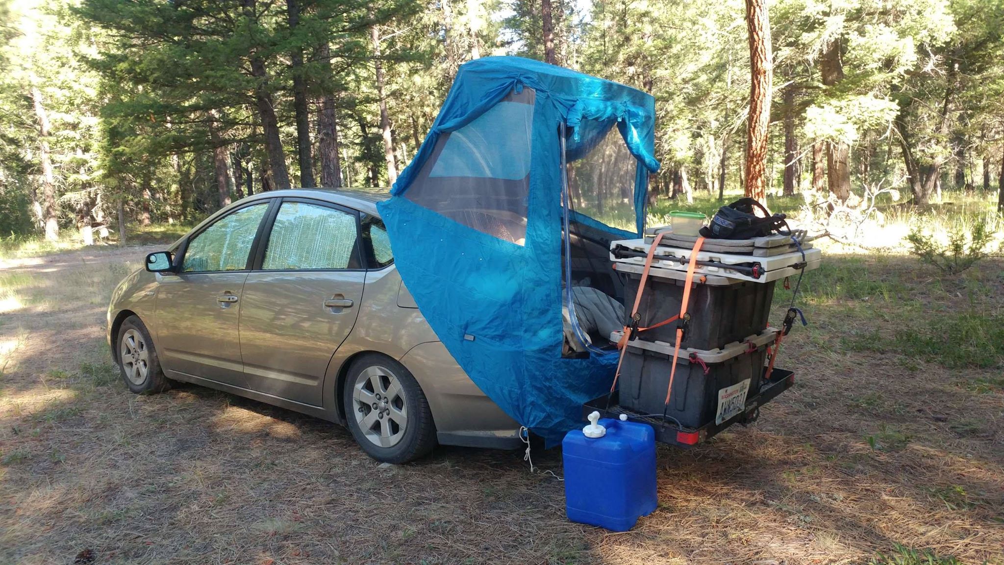 Prius Camper Vacation