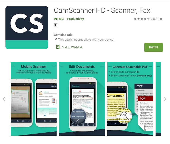Popular CamScanner app for Android is infected with malware