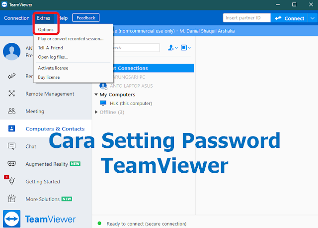 Cara Setting Password TeamViewer Terbaru Agar Tidak Berubah-Ubah - Cara ...