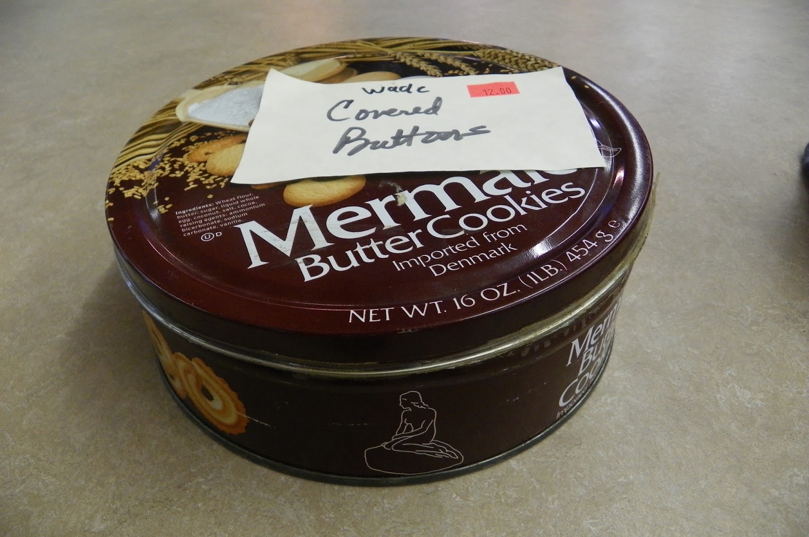 Rachel Rose Mercantile : Vintage Covered Buttons in Mermaid Butter ...